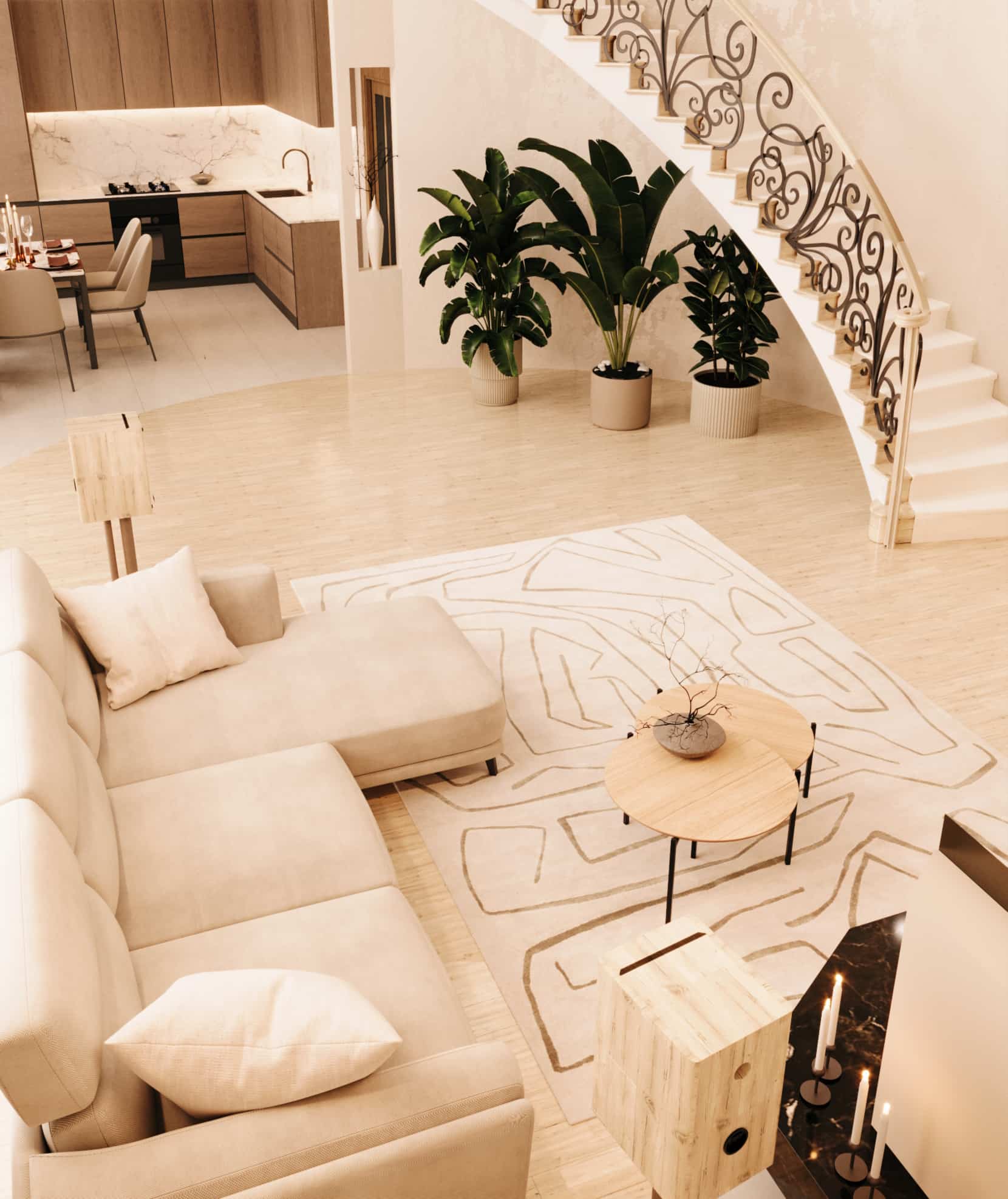 Designul modern al casei în Chișinău de la studioul Dizart